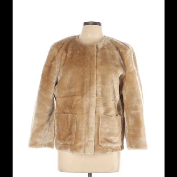 LOFT | Jackets & Coats | Stunning Faux Fur Jacket By Loft | Poshmark